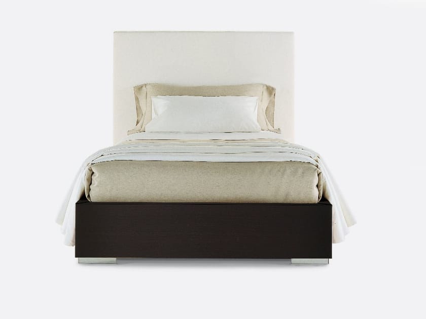 Fabric single bed with upholstered headboard ARCA | Single bed By ...