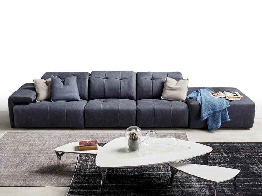 ARCADIA | Divano componibile Divano reclinabile componibile in pelle By Rossini Sofas