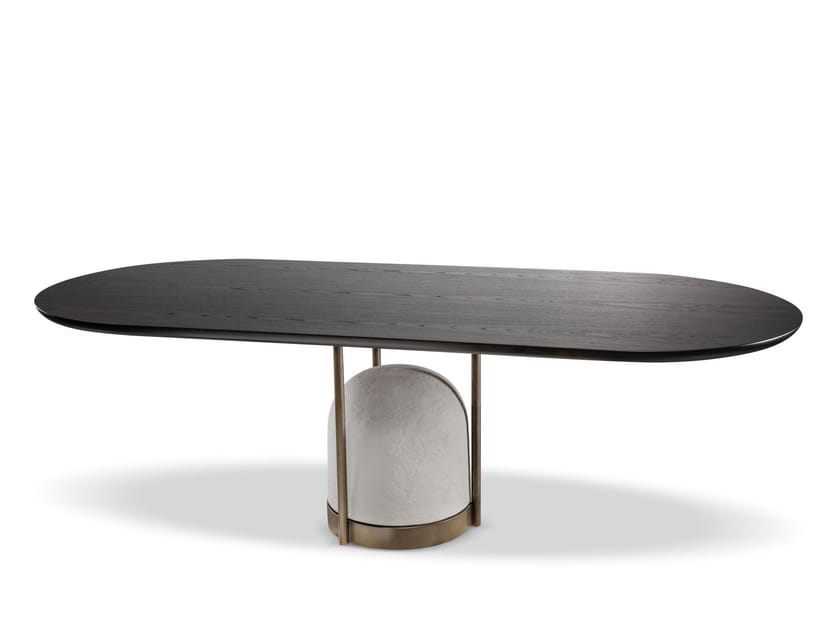 ARCANO | Oval table Oval dining table By Cantori | design Maurizio Manzoni