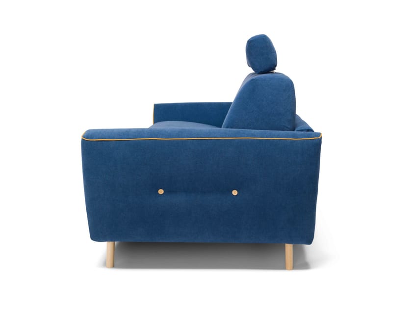 2 seater fabric sofa bed with headrest ARCH By Dienne Salotti