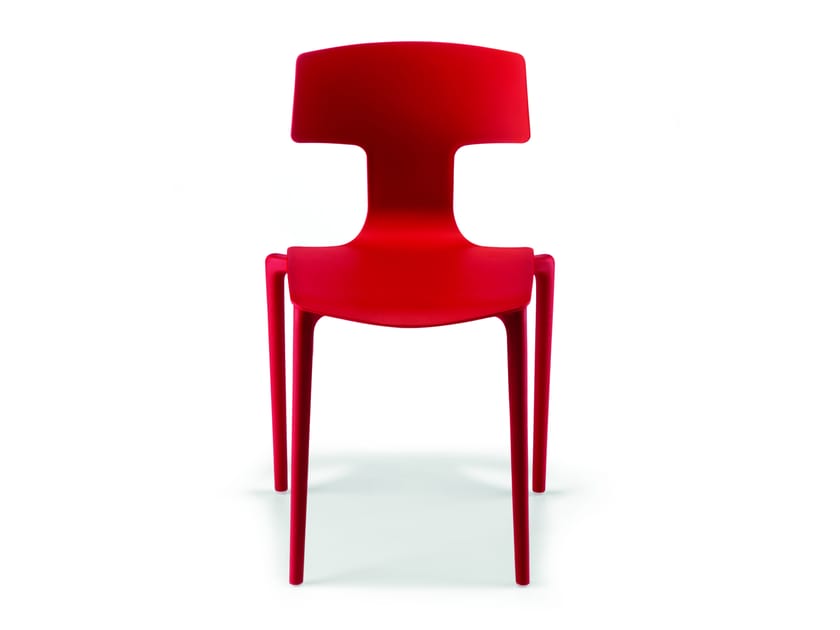 ARIA Stackable plastic reception chair By Jes