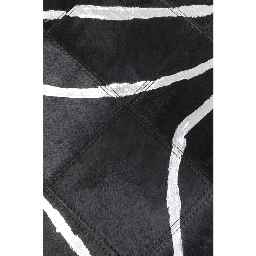 ART FACES | Rectangular rug Patterned handmade rectangular fabric rug ...