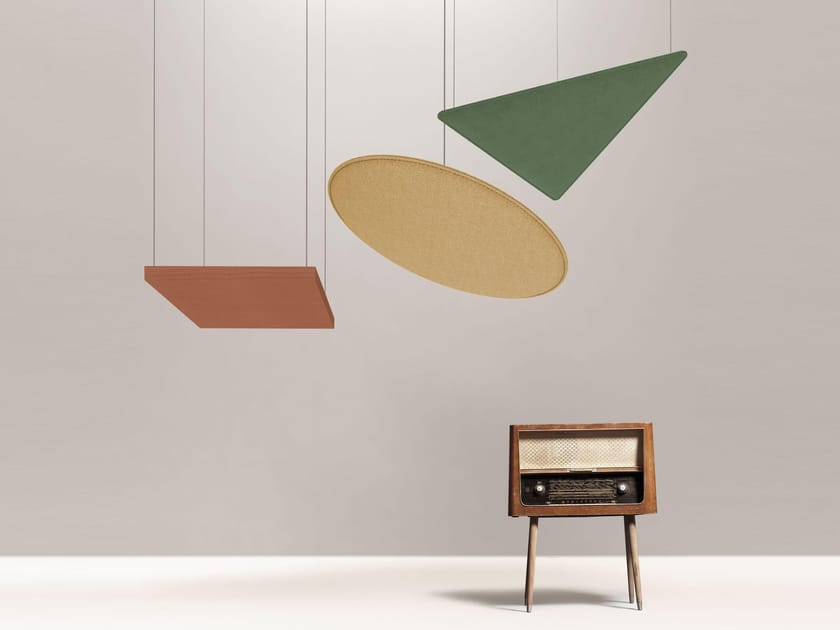 Trevira® CS hanging acoustic panel ARTÈ CEILING Artè Collection By DPS ...