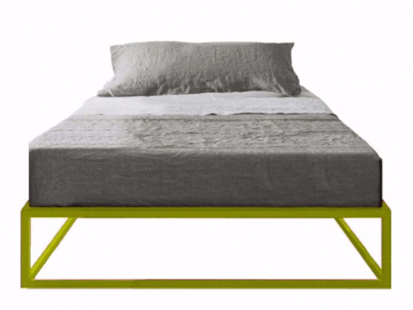 Steel double bed ASHA WIKIUP By XAM design Studio Controdesign