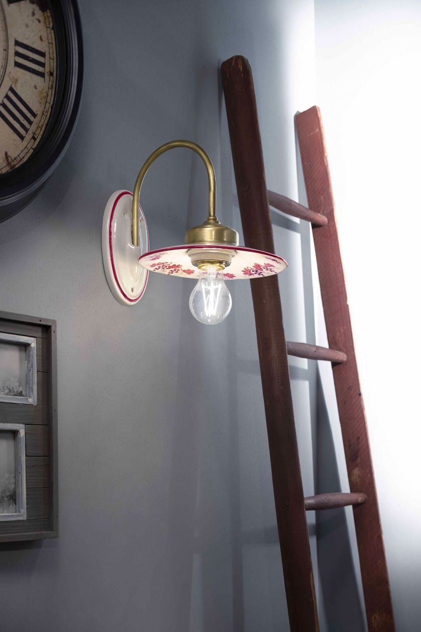 ASTI | Wall light with fixed arm Asti Collection By FERROLUCE