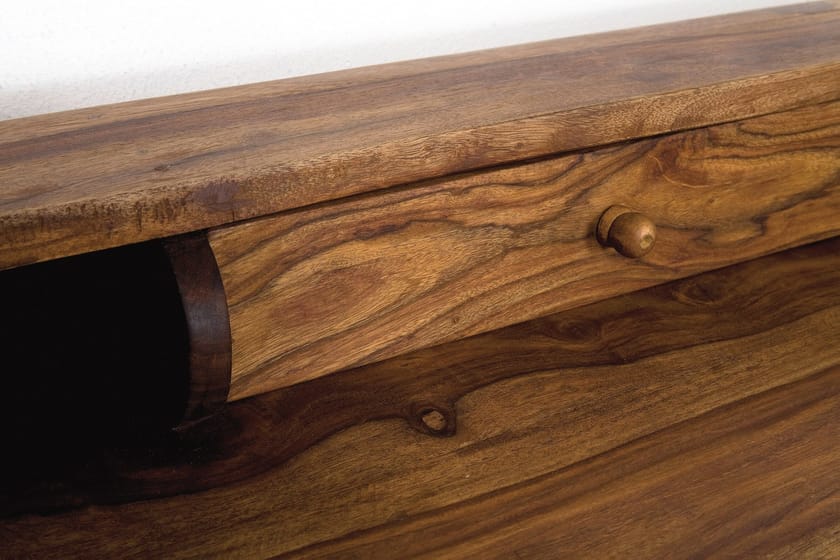 Secretária retangular de madeira com gavetas AUTHENTICO LADY SECRETARY ...