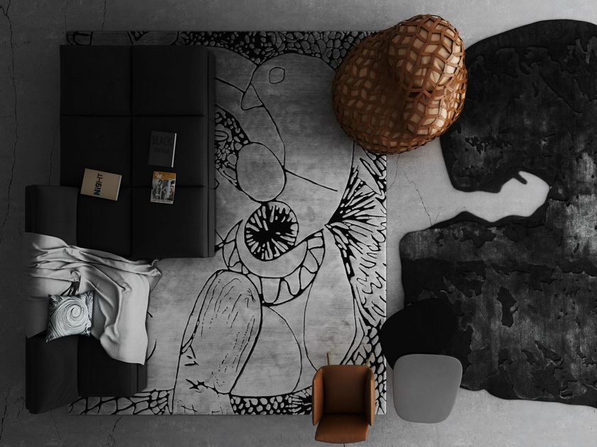 AUTOMATIC DRAWING Custom handmade rug By HENZEL STUDIO | design Jack ...