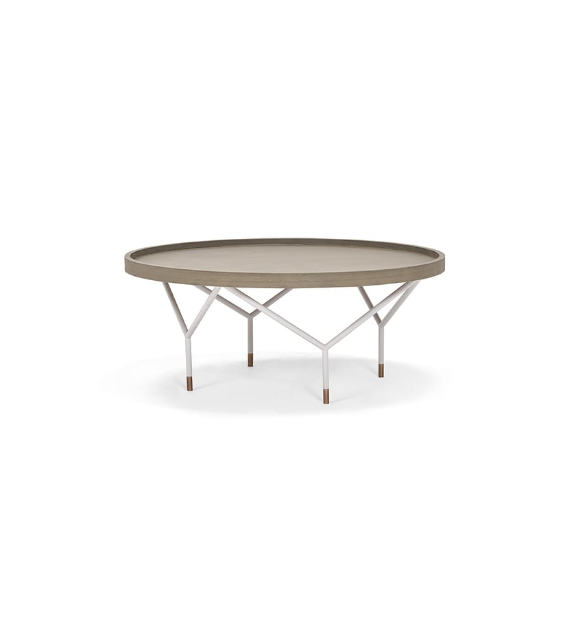 AVA | Round coffee table Round wooden coffee table By Casa Magna