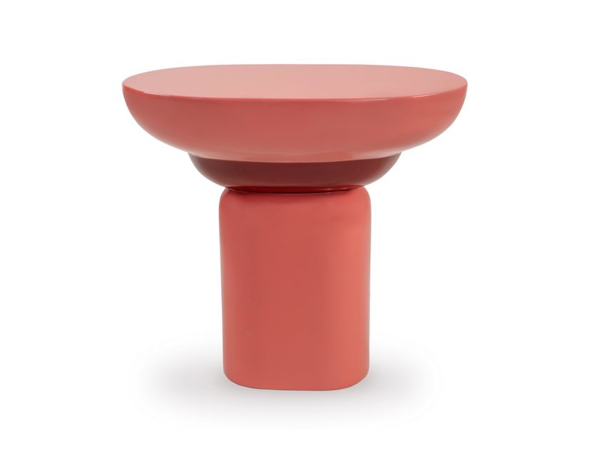 BABKA Oval glass-fibre high side table By POPUS EDITIONS | design ...