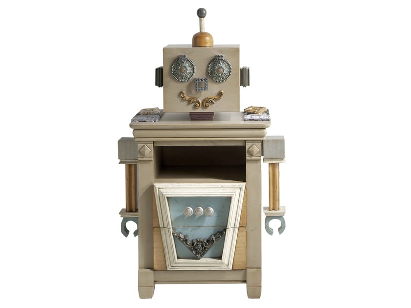 Wooden bedside table with drawers BABY ROBOT Robot Collection By LOLA ...