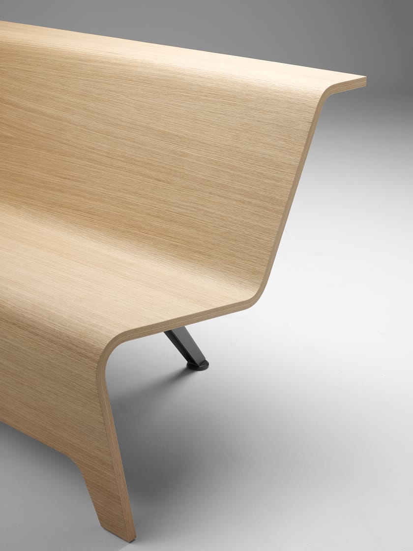 BACK | Wooden bench seating By SELLEX design Burkhard Vogtherr
