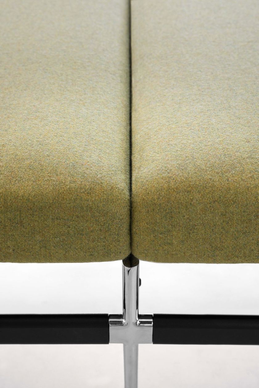 PONTE Backless fabric bench seating By Luxy | design Mario Ruiz