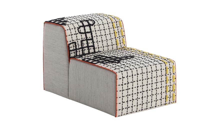 BANDAS D | Easy chair Bandas Collection By GAN design Patricia Urquiola