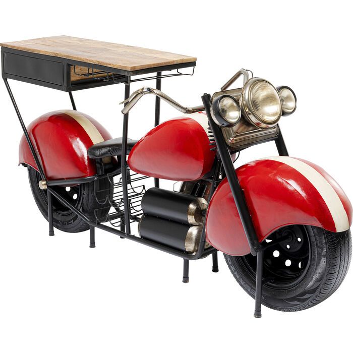 BAR MOTORBIKE RED Bar cabinet By KARE Design