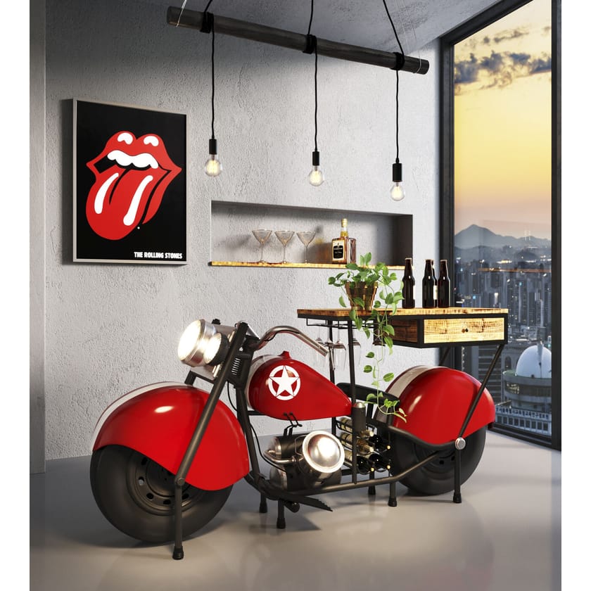 BAR MOTORBIKE RED Bar cabinet By KARE Design