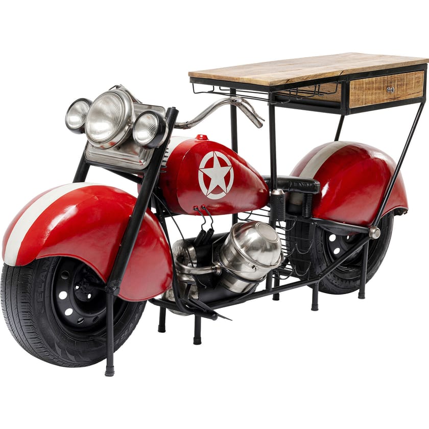BAR MOTORBIKE RED Bar cabinet By KARE Design