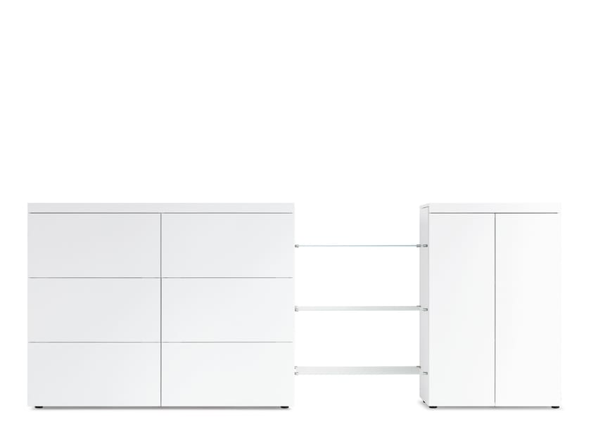 BASIC CAP | Lacquered office storage unit basic cap Collection By werner works