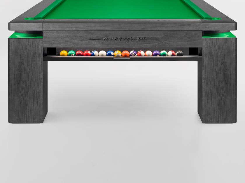 BASIC GREY Rectangular ash pool table By Nuevepies