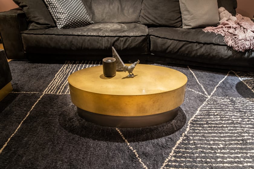 BAXTER - LOREN BRASS coffee table By In Stock