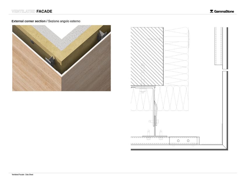 GAMMASTONE AIR Ventilated facade By GammaStone