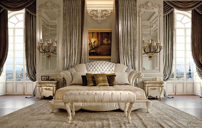 Upholstered hotel bed with tufted headboard PRESTIGE | Bed Prestige ...
