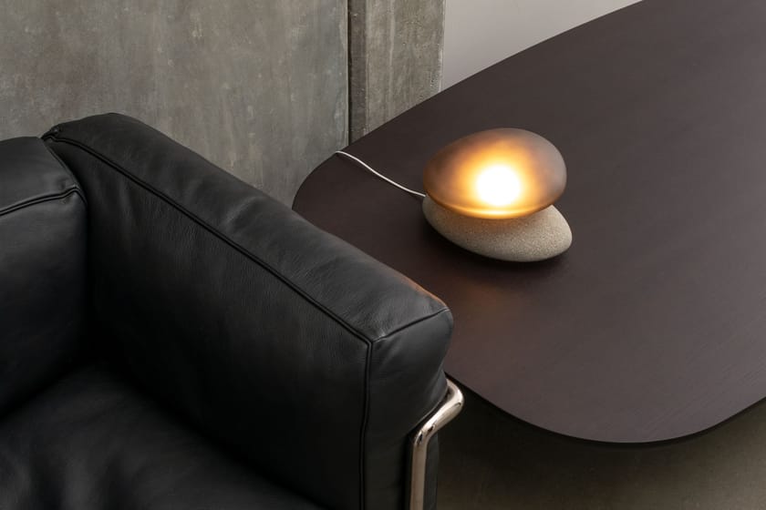 PEBBLE LED glass table lamp By A-N-D | design Lukas Peet