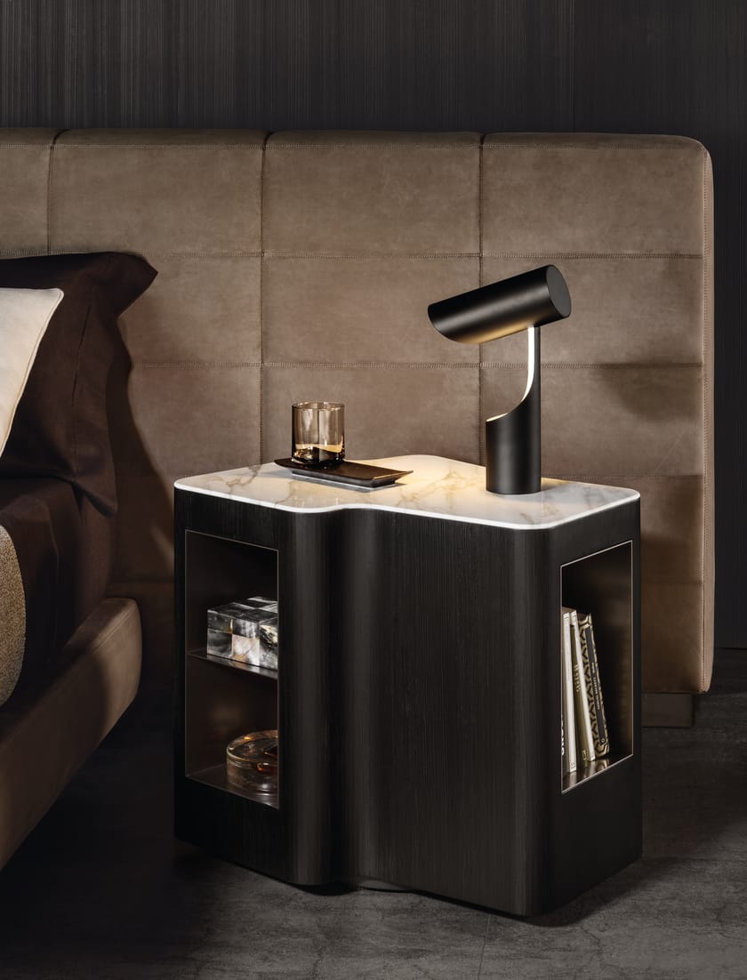 LOU Bedside table By Minotti | design Christophe Delcourt