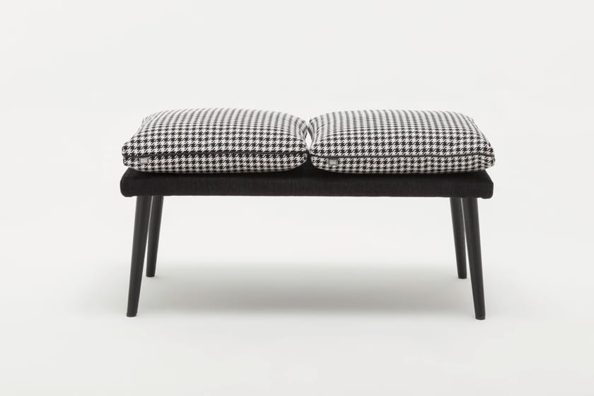 ROLF BENZ 945 Upholstered fabric bench By Rolf Benz | design Sebastian Labs