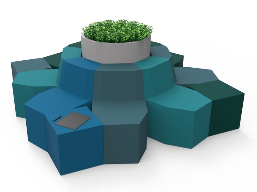 GAP Modular QM Foam bench seating with back By Quinze & Milan | design ...