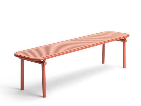 POP Galvanized steel bench By VESTRE