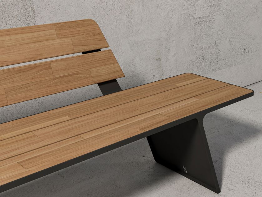 PI | Bench with back Pi Collection By URBO design Lana+Savettiere ...