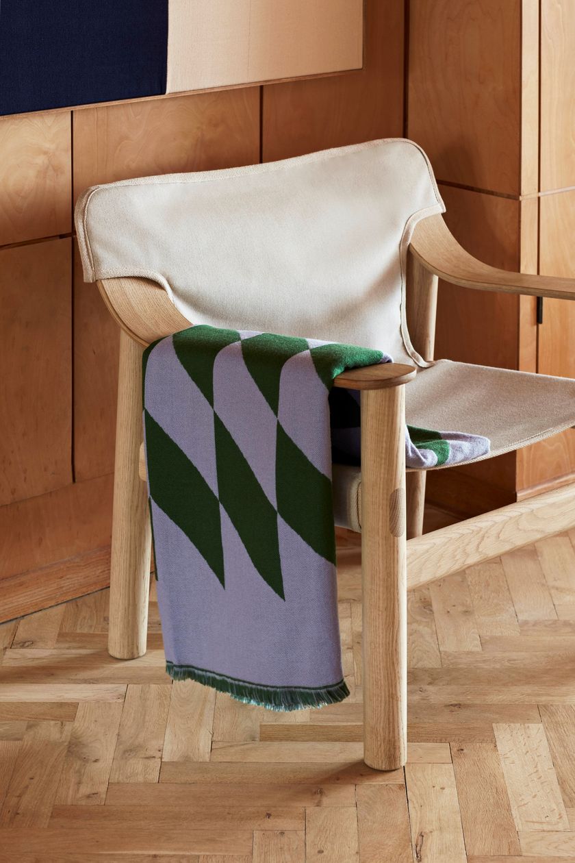Canvas easy chair with armrests BERNARD CANVAS By Hay design Shane Schneck