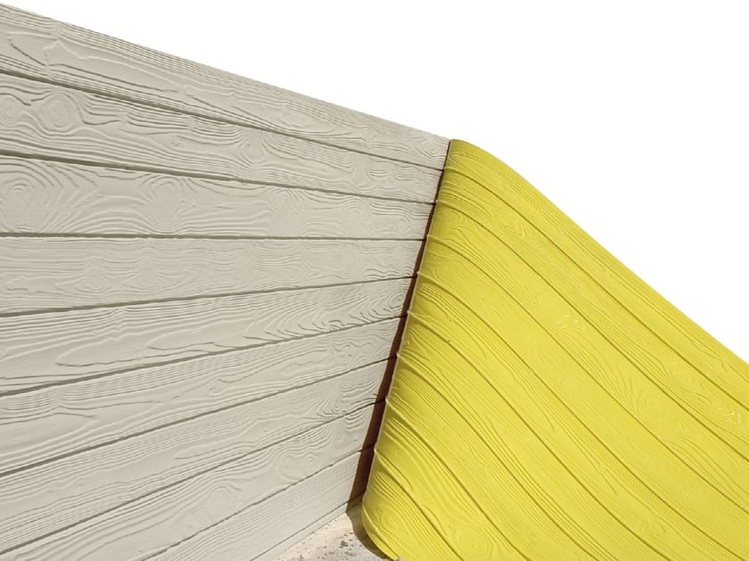 Matrix for fair faced concrete wall wood effect finish BETON-UNO W08 ...