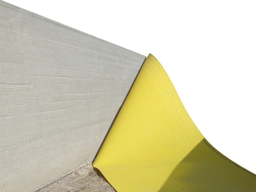 Matrix for fair faced concrete wall wood effect finish BETON-UNO W03 ...