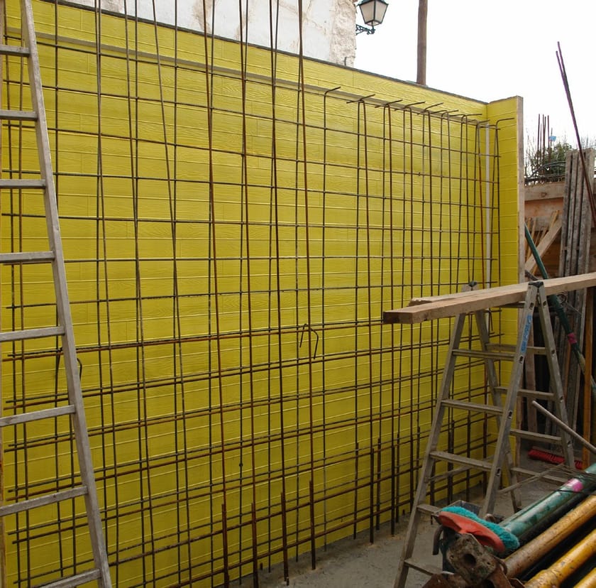 WOOD COLLECTION Matrix for fair faced concrete wall wood effect finish ...