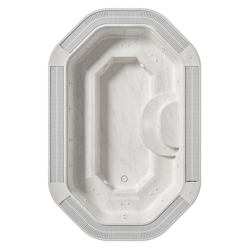 Hexagonal hydromassage hot tub BEVERLY By Albatros