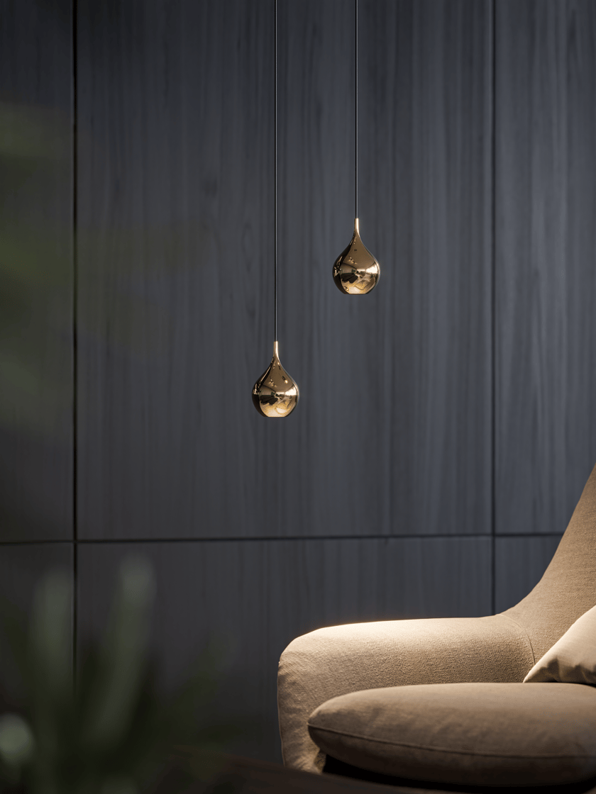 BIBA DROP LED aluminium pendant lamp By Intra lighting