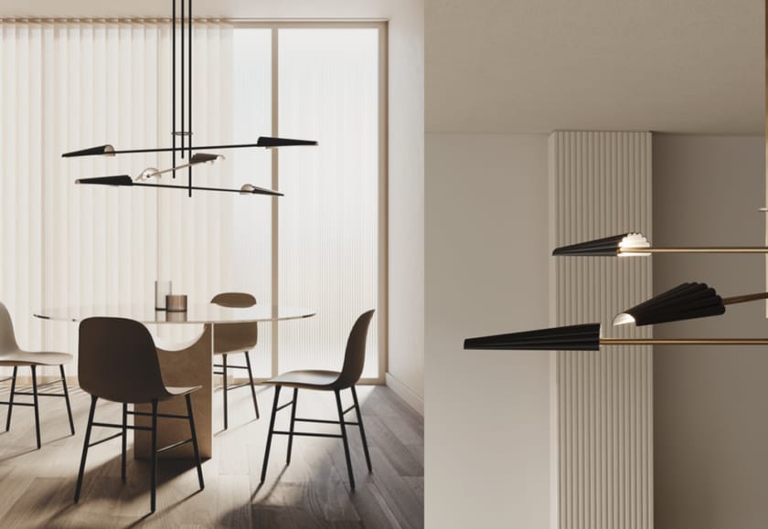 BION | Ceiling lamp LED dimmable marble ceiling lamp By Aromas del ...