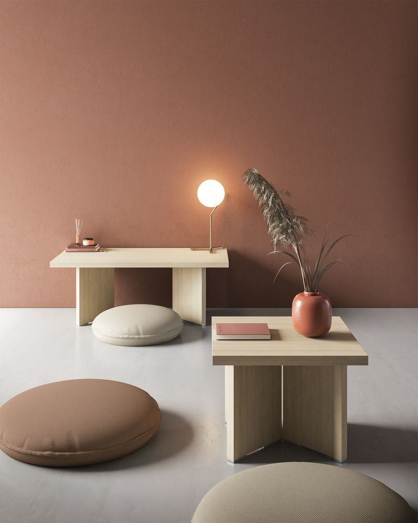 Bistro side table Rectangular wooden high side table By DVO