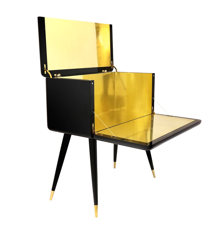 Wooden bar cabinet BLACK BOX Luxury Collection By ANA ROQUE INTERIORS