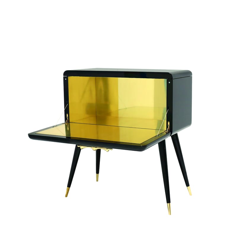 Wooden bar cabinet BLACK BOX Luxury Collection By ANA ROQUE INTERIORS