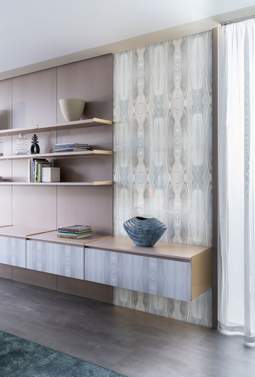 BLADE DAY SYSTEM | Storage wall By Sicis design Massimiliano Raggi