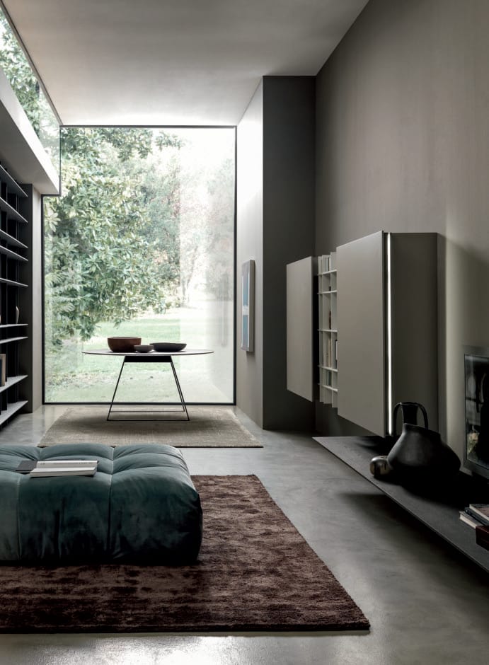 BLADE | Wooden storage wall Blade Collection By MODULNOVA