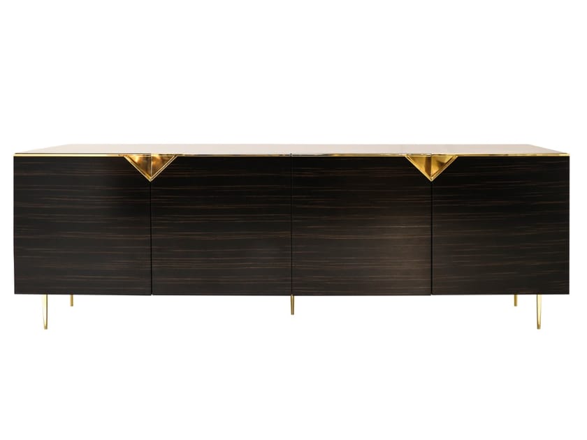 Wooden sideboard with doors BLAKE Luxury Collection By ANA ROQUE INTERIORS