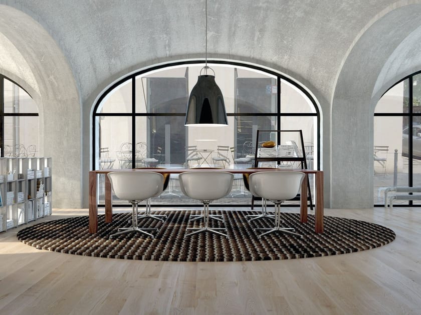 BLOGG | Fabric rug Rug with geometric shapes By OBJECT CARPET