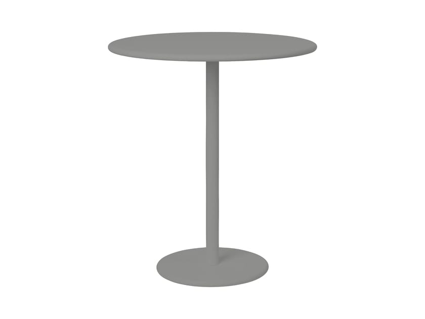 STAY Round powder coated aluminium garden side table By blomus