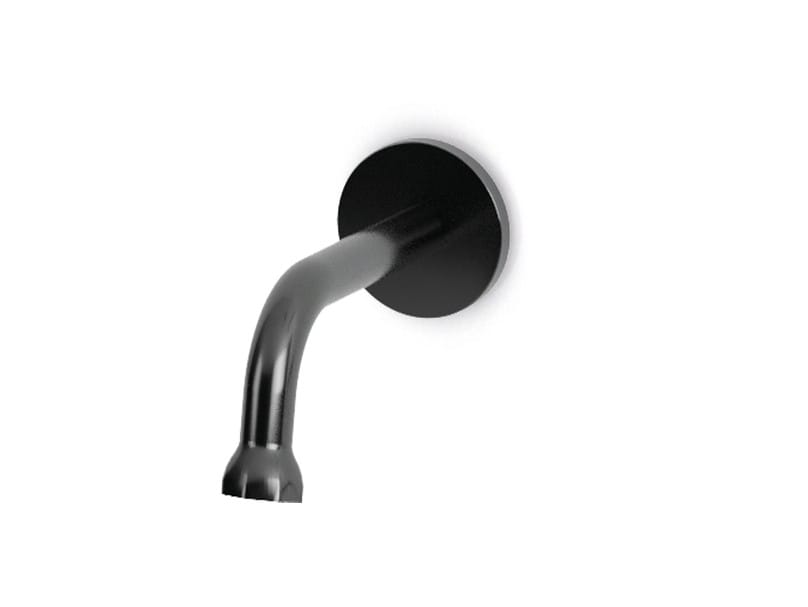 BLOOM SPOUT LONG Wall-mounted stainless steel spout By JEE-O