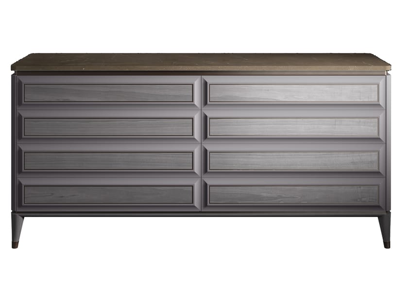 BLUE MOON Wooden chest of drawers By CPRN HOMOOD | design Lucia Ippolito