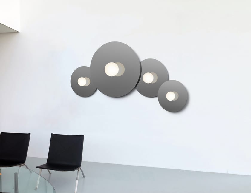 BOLA DISC | Wall light Dimmable LED stainless steel wall light By Pablo