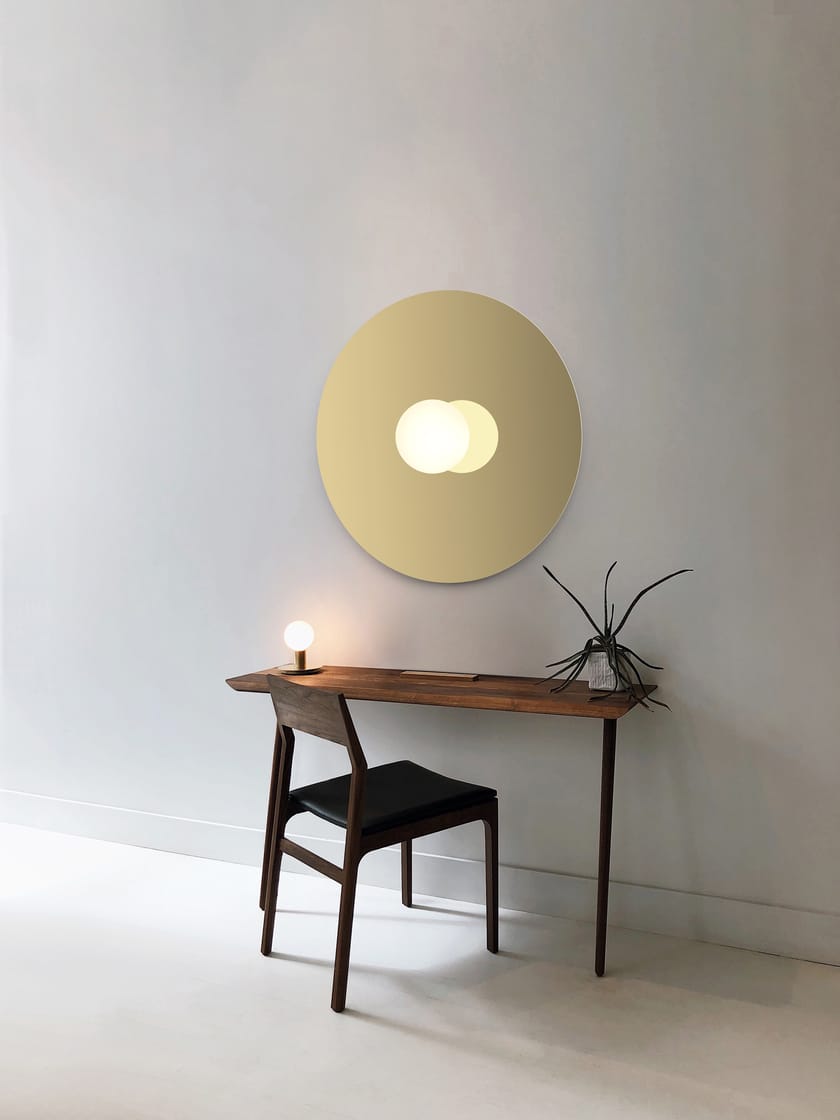 BOLA DISC | Wall light Dimmable LED stainless steel wall light By Pablo